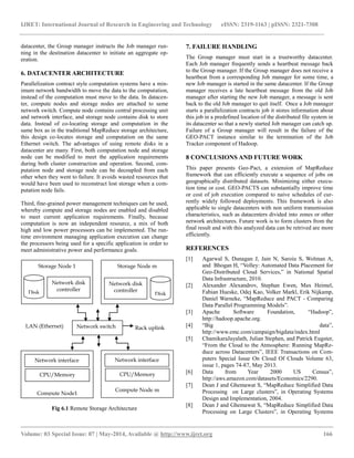 Geo distributed parallelization pacts in map reduce | PDF