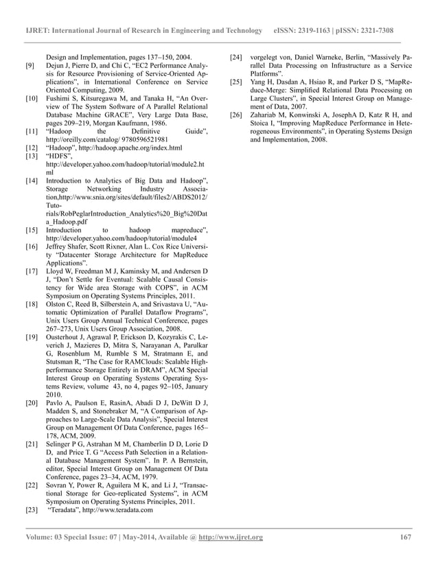 Geo Distributed Parallelization Pacts In Map Reduce Pdf