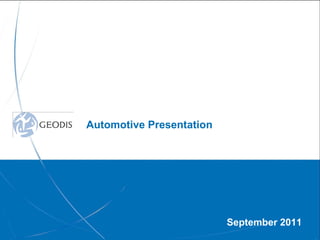 Geodis Wilson Automotive | PPT