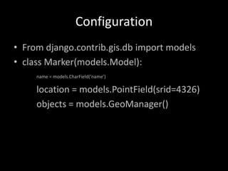 Geo django | PPT