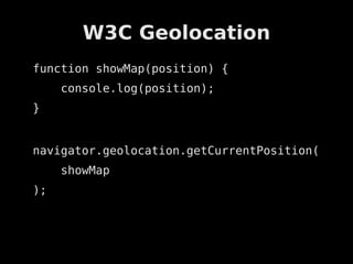 GeoDjango & HTML5 Geolocation | PPT