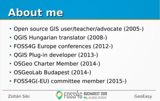 Geoeasy foss4g | PPT