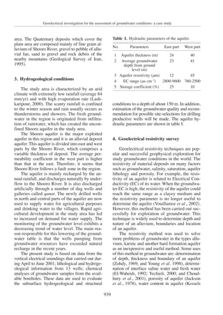 Geoelectrical investigation | PDF