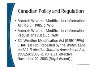 Weather Modification and Geoengineering | PPT