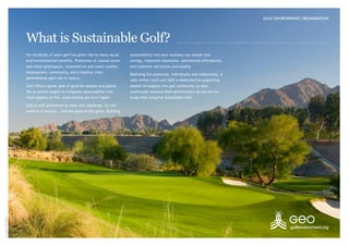 Golf Environment | PDF