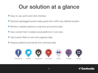Location-based social media monitoring overview | PDF