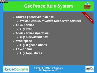 Advanced GeoServer Security with GeoFence | PDF