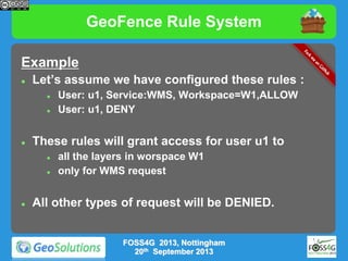 Advanced GeoServer Security with GeoFence | PDF