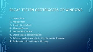 Geofencing | PPTX | Computing | Technology & Computing