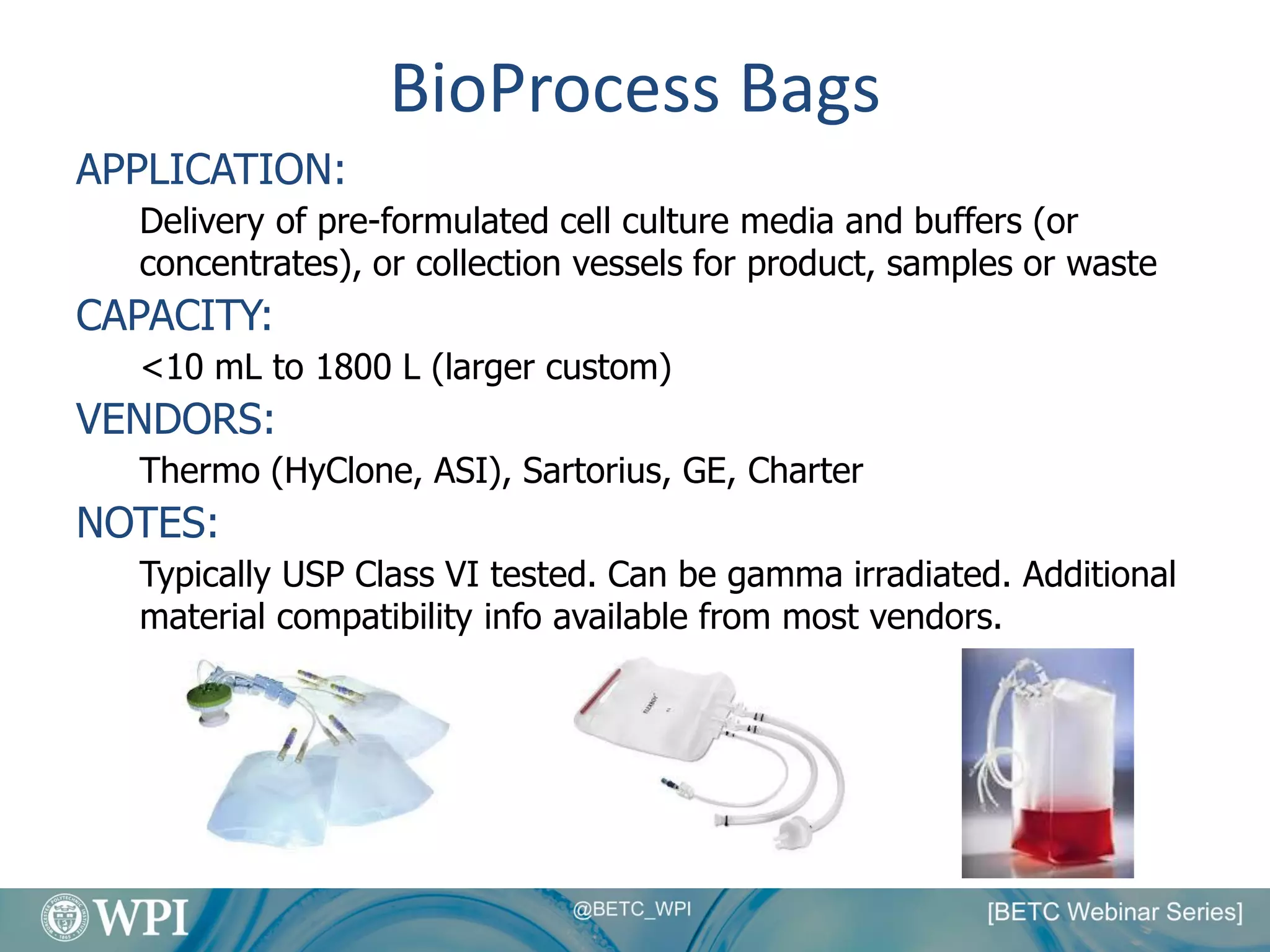Tracking Single-Use & Scale-Up Best Practices | PDF