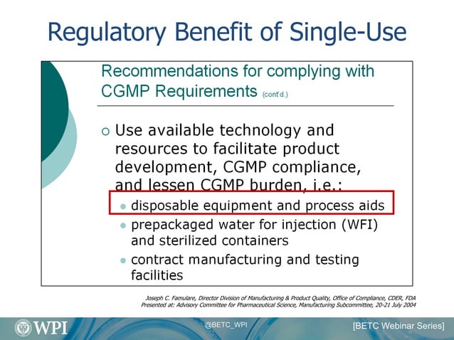 Tracking Single-Use & Scale-Up Best Practices | PDF | Biotech and ...