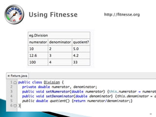 Geoff & Emily Bache - Specification By Example With GUI Tests-How Could ...