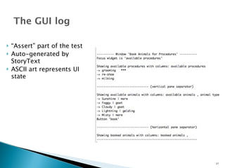 Geoff & Emily Bache - Specification By Example With GUI Tests-How Could ...