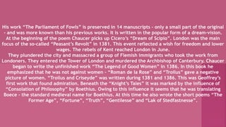 Geoffery chaucer his life and major works | PPT