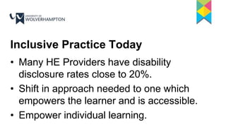Inclusive Practice - Evidence: The Sector View | PPT