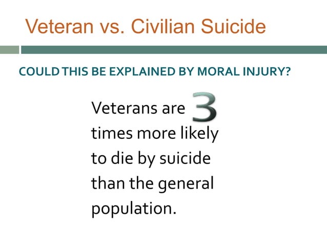 Intro to Moral Injury | PPTX | Injuries | Diseases and Conditions