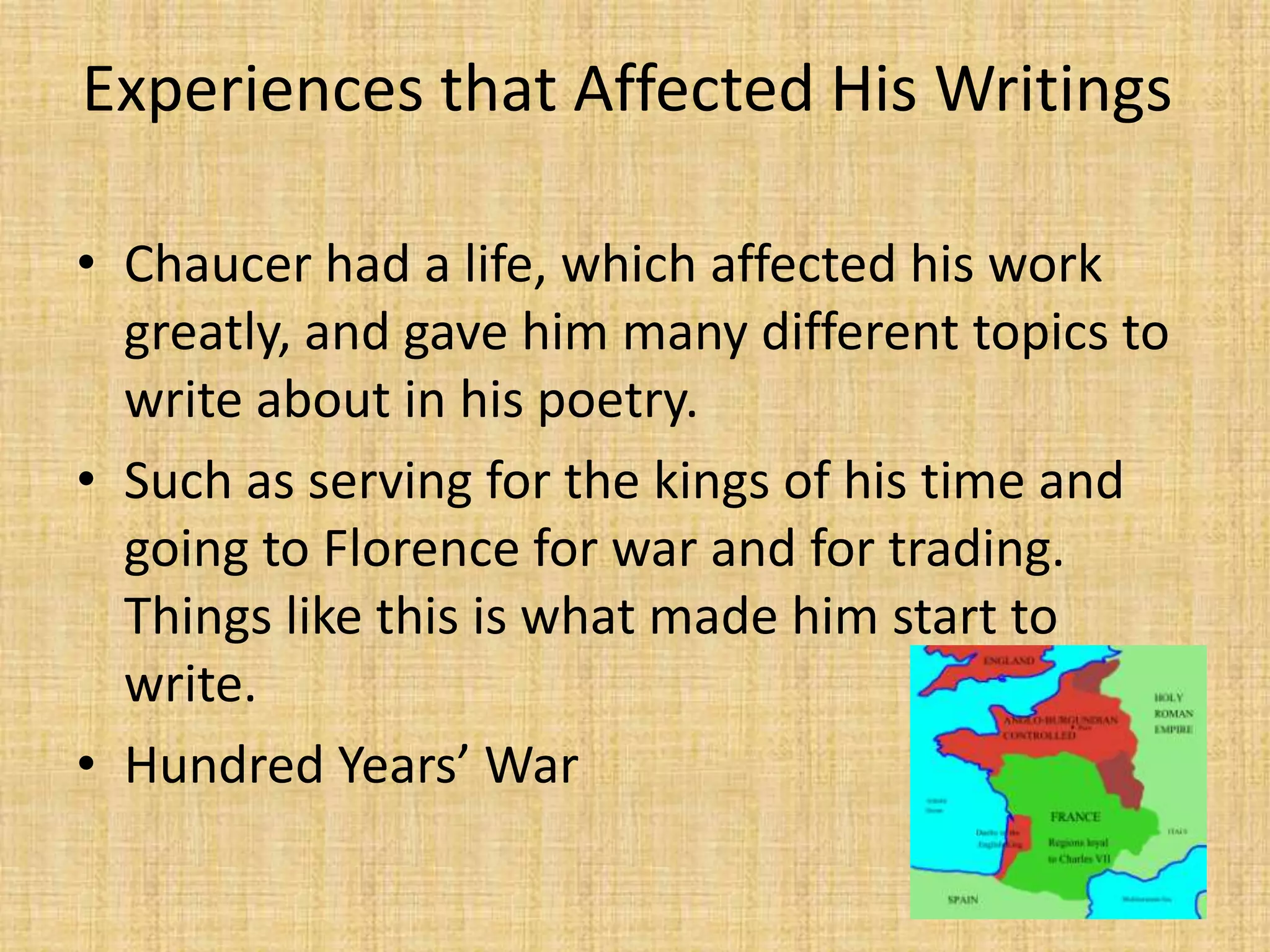 Geoffrey chaucer | PPTX