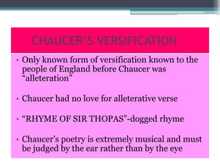 Geoffrey chaucer | PPTX