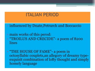 Geoffrey chaucer | PPTX