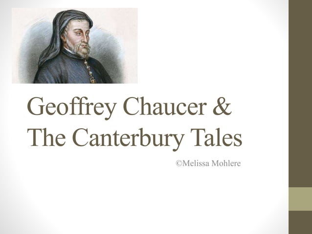 Geoffrey Chaucer | PPT