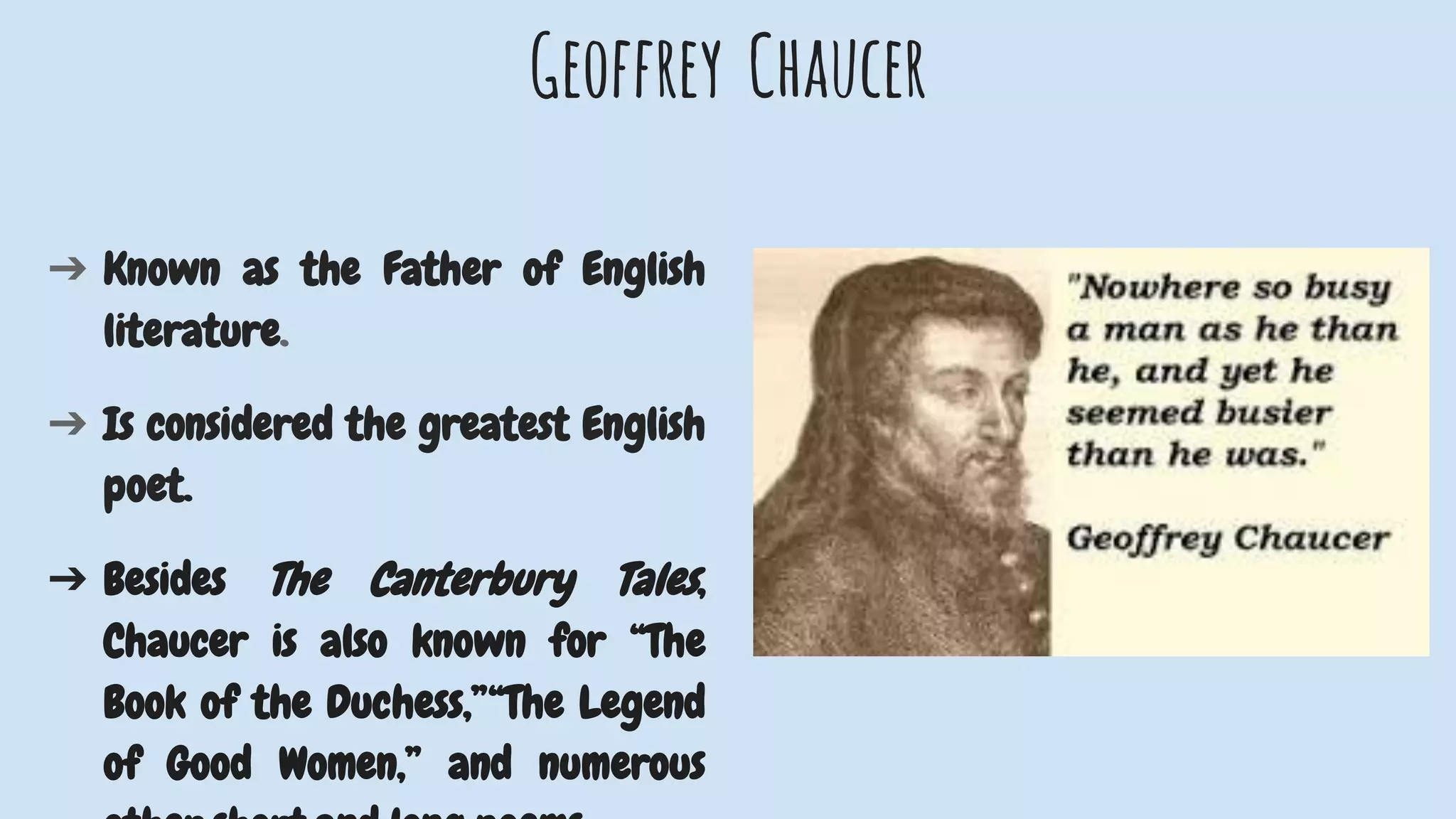 Geoffrey chaucer | PDF