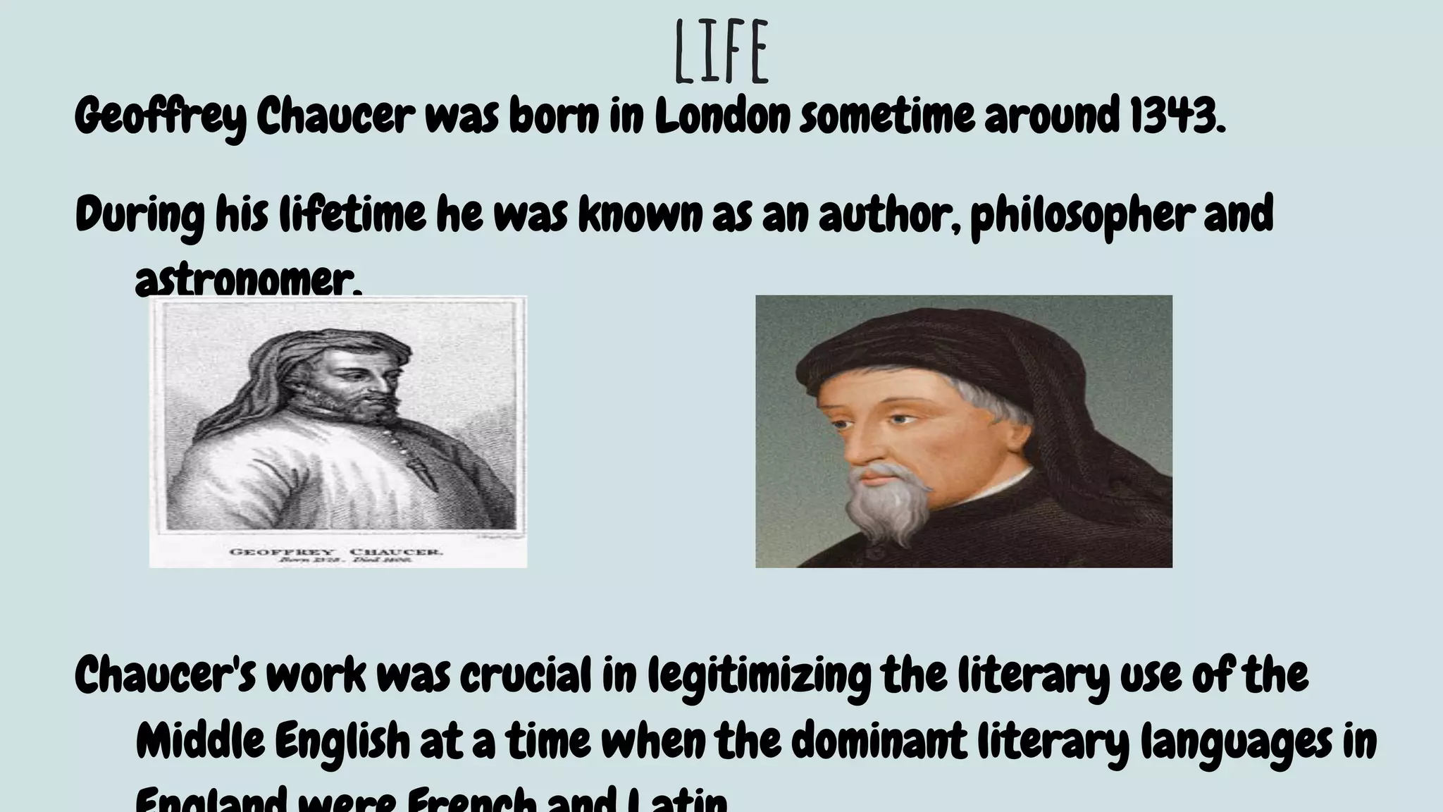 Geoffrey chaucer | PDF