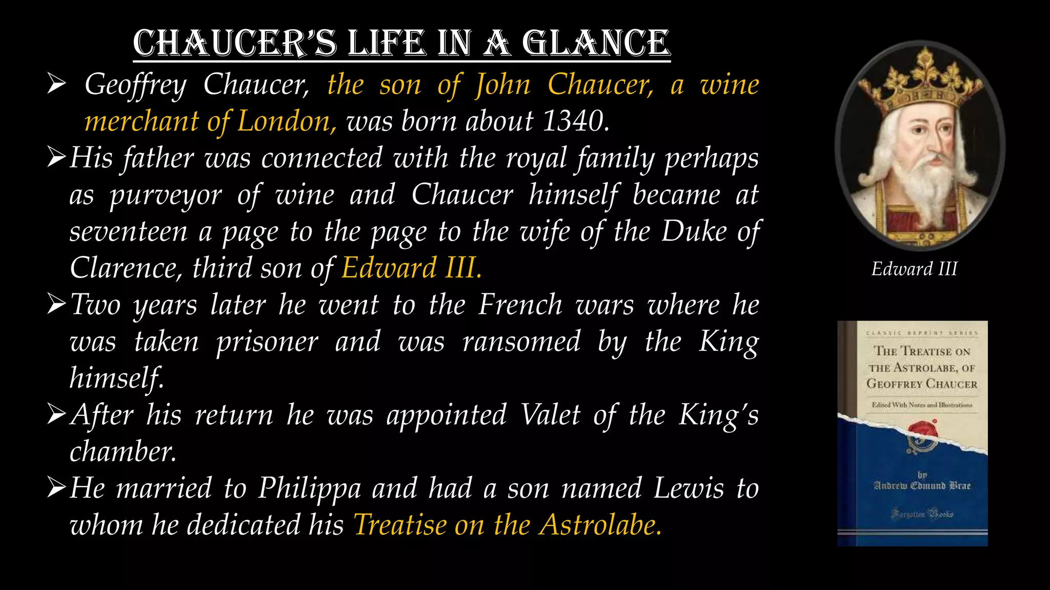 Geoffrey Chaucer's "The Canterbury Tales" ( A Critical Evaluation ...