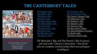Geoffrey Chaucer's "The Canterbury Tales" ( A Critical Evaluation ...