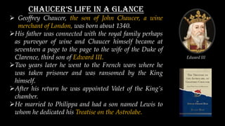 Geoffrey Chaucer's "The Canterbury Tales" ( A Critical Evaluation ...