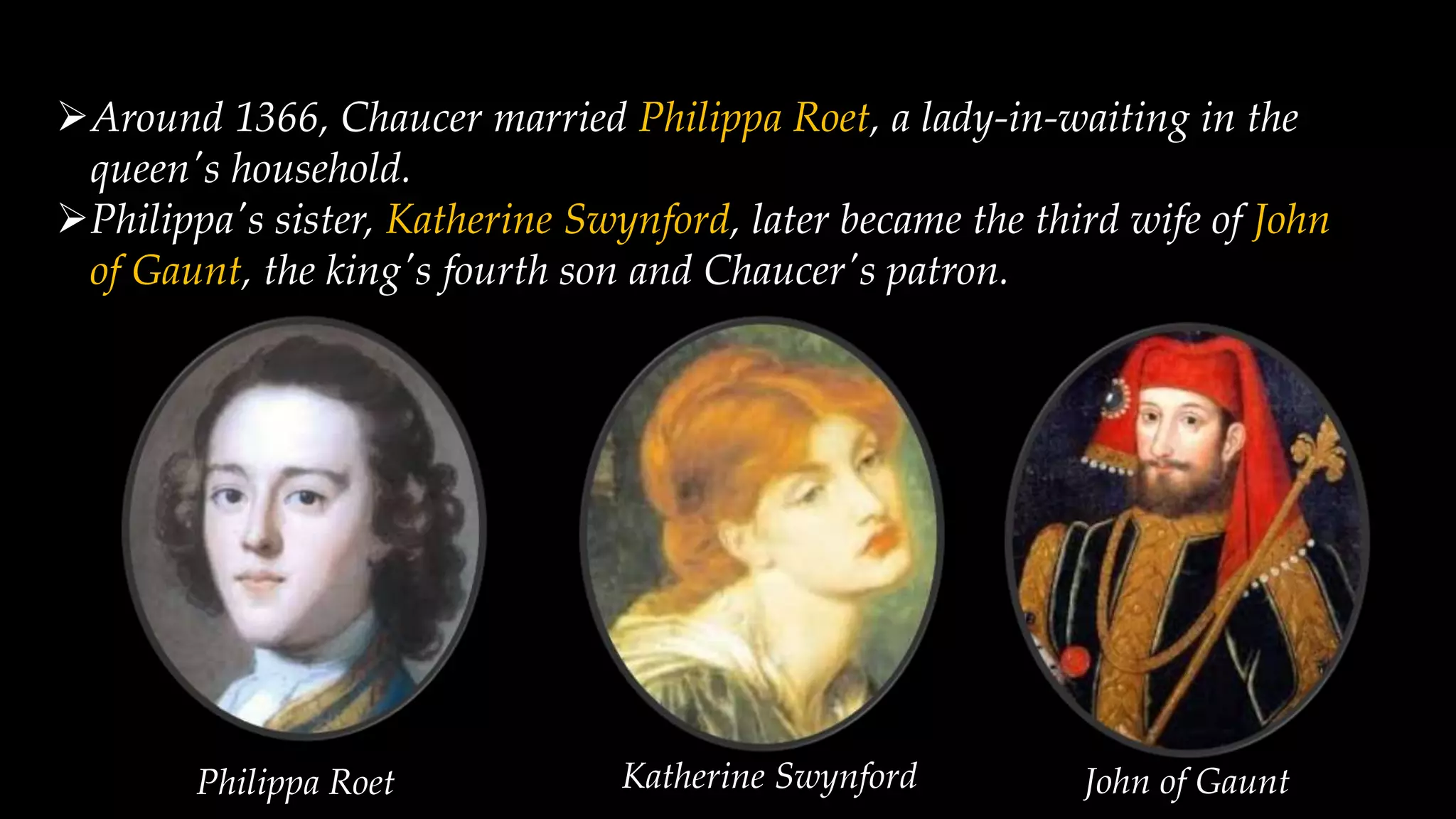 Geoffrey Chaucer Life & Works || By Dr. Anukriti Sharma | PPT