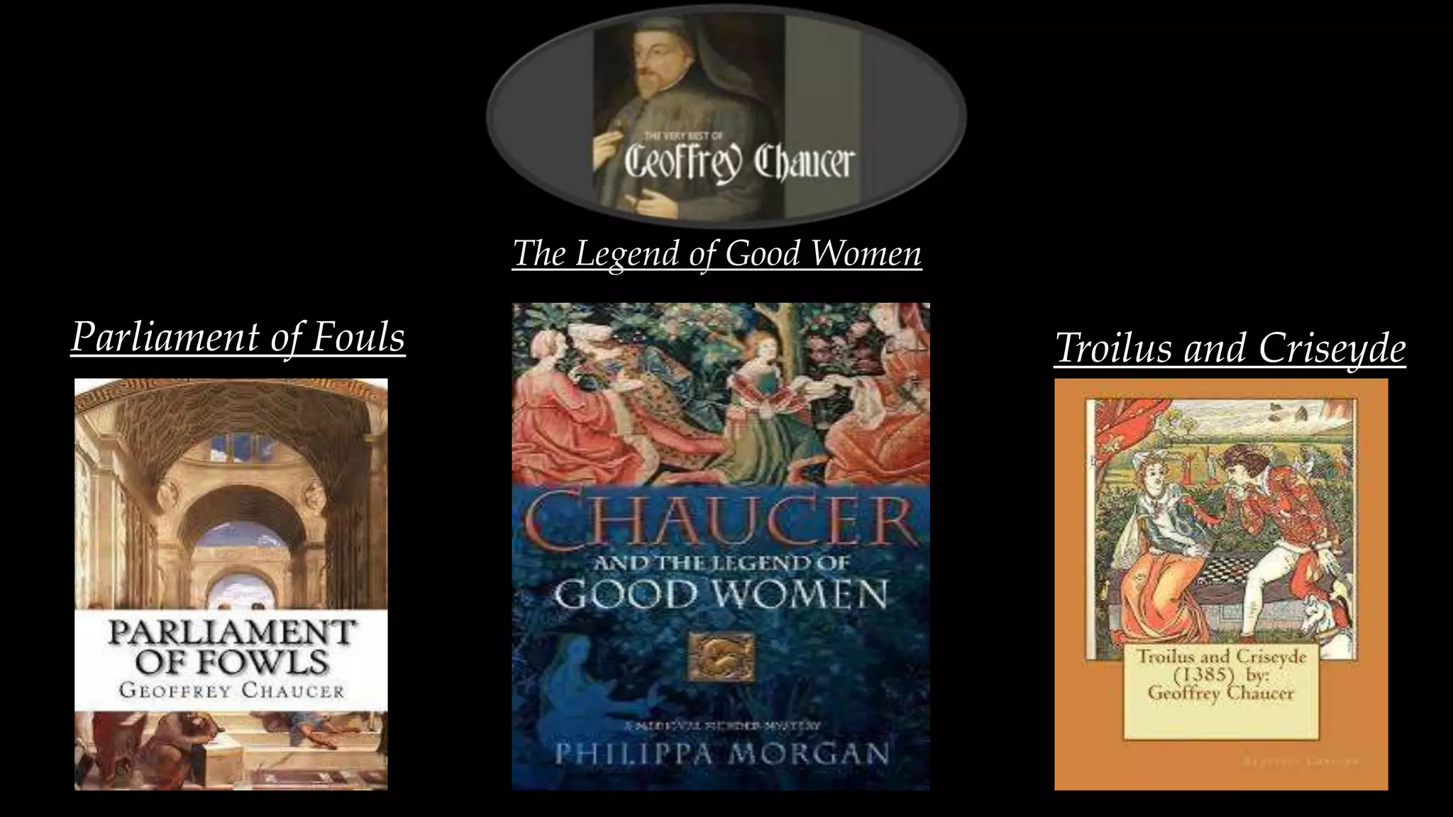 Geoffrey Chaucer Life & Works || By Dr. Anukriti Sharma | PPT