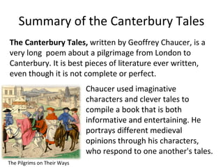 Geoffrey Chaucer’s Masterpiece | PPT