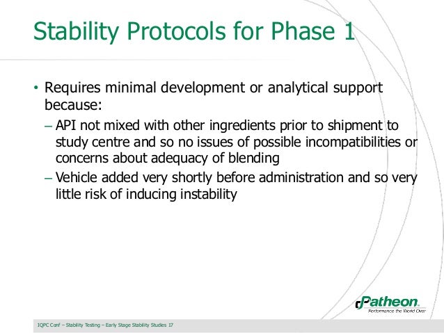 Designing Stability Studies for Early Stages of Pharmaceutical Develo…