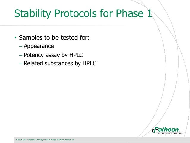 Designing Stability Studies for Early Stages of Pharmaceutical Develo…