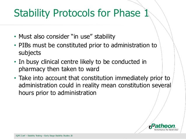 Designing Stability Studies for Early Stages of Pharmaceutical Develo…