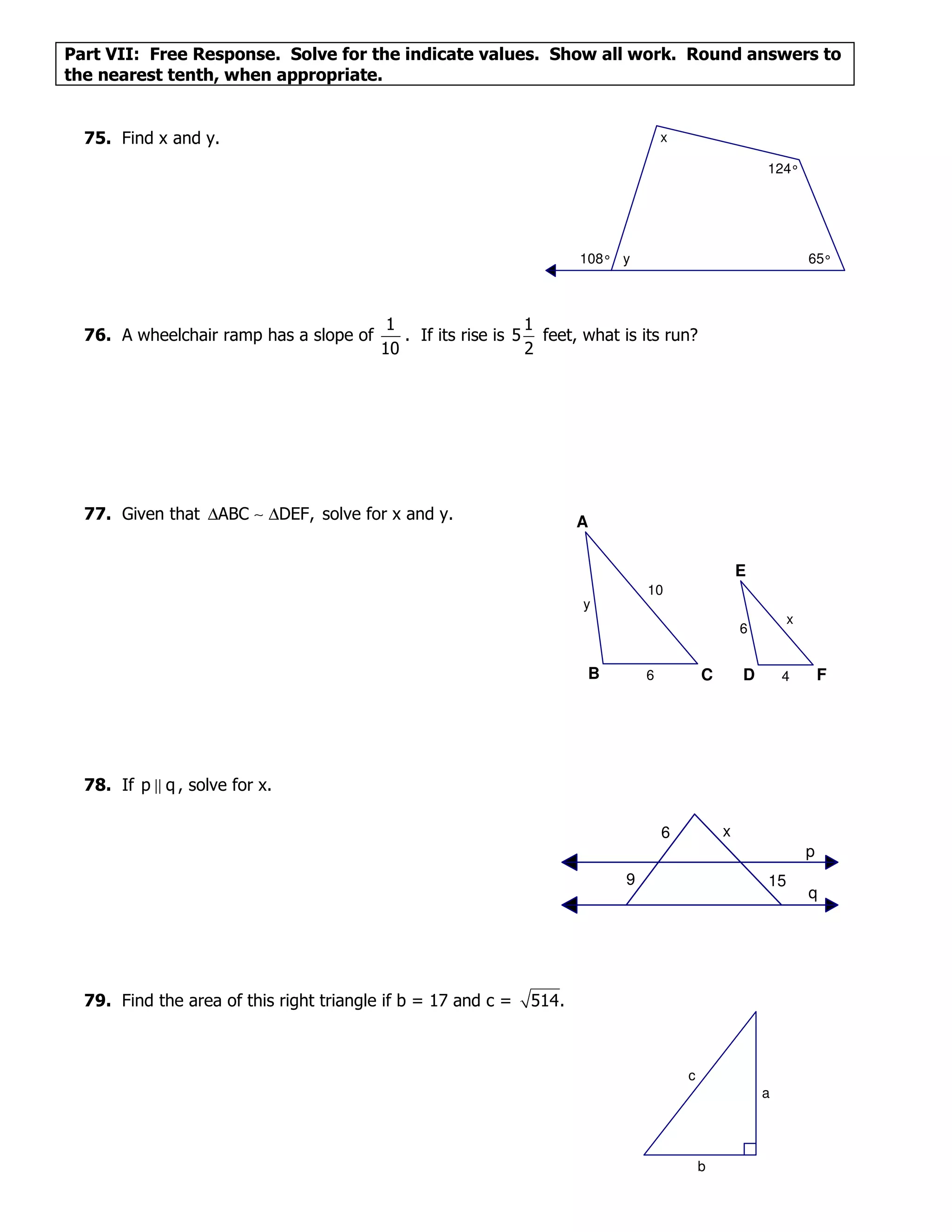 Geo final exam review | PDF