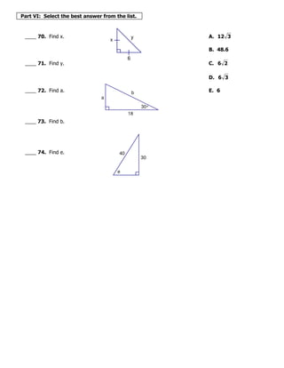 Geo final exam review | PDF