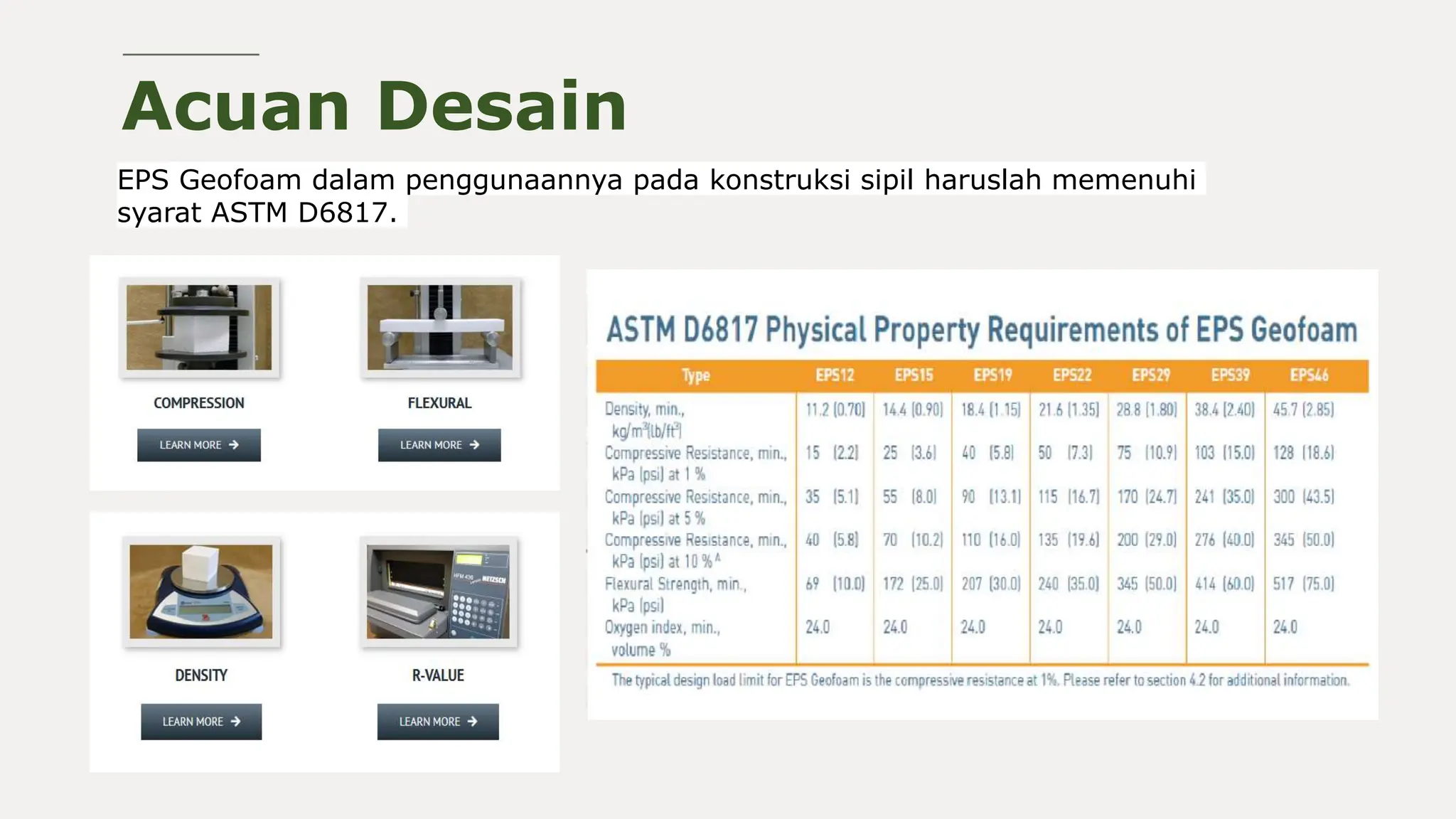 Geofoam - Copy.pptx teknologi bahan geofoam | PPTX