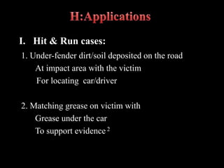 Geoforensic and its forensic applications | PPTX