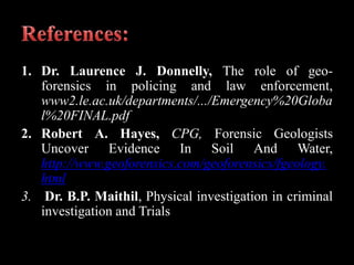 Geoforensic | PPTX