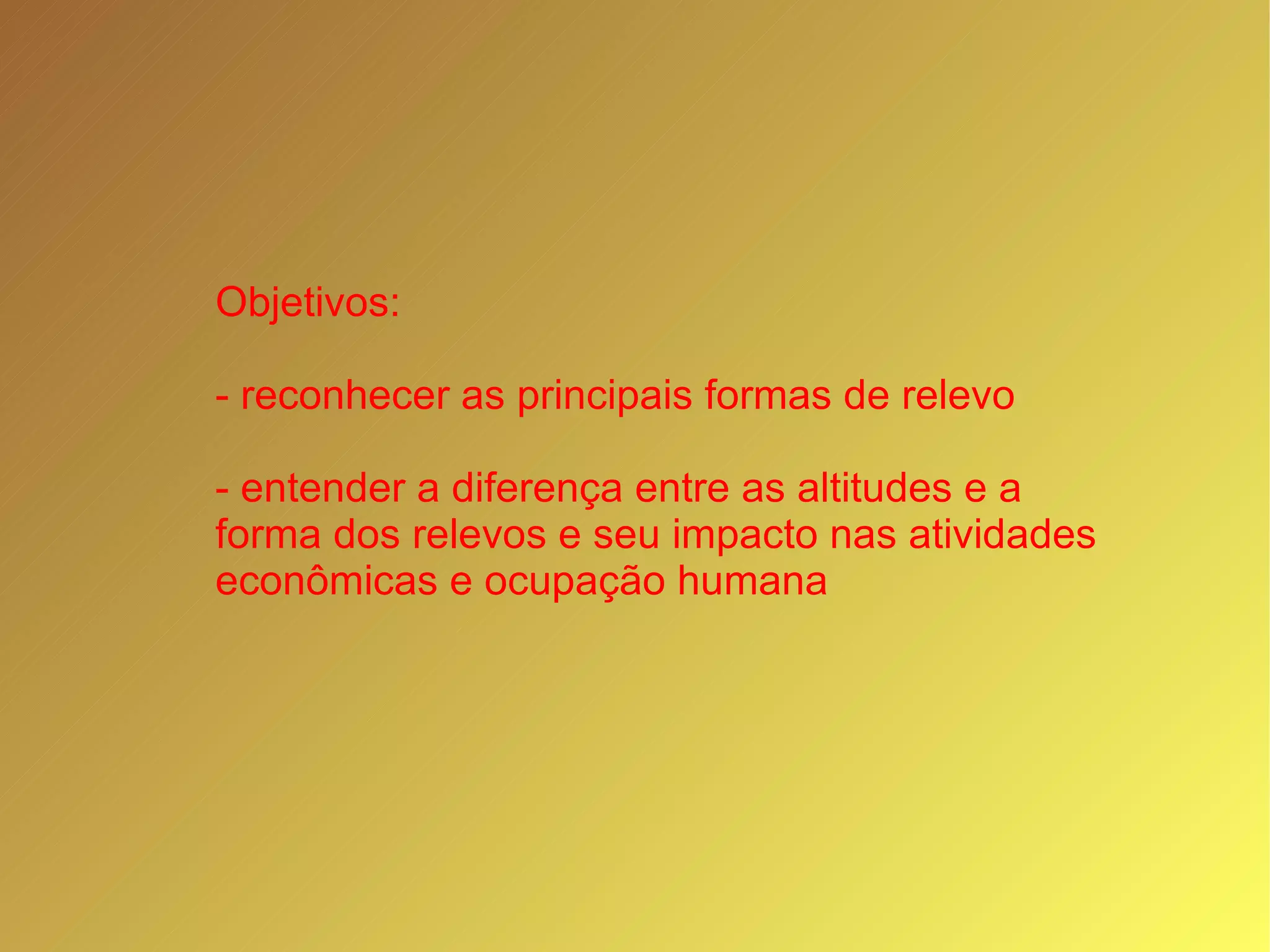 Geo formas de relevo