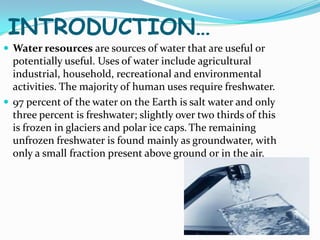 Geog-water resources | PPTX