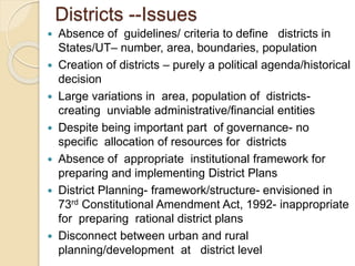 Rationalising Growth and Development of Aspirational Districts in India ...