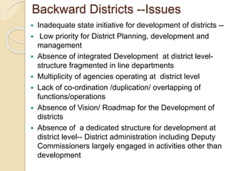 Rationalising Growth and Development of Aspirational Districts in India ...