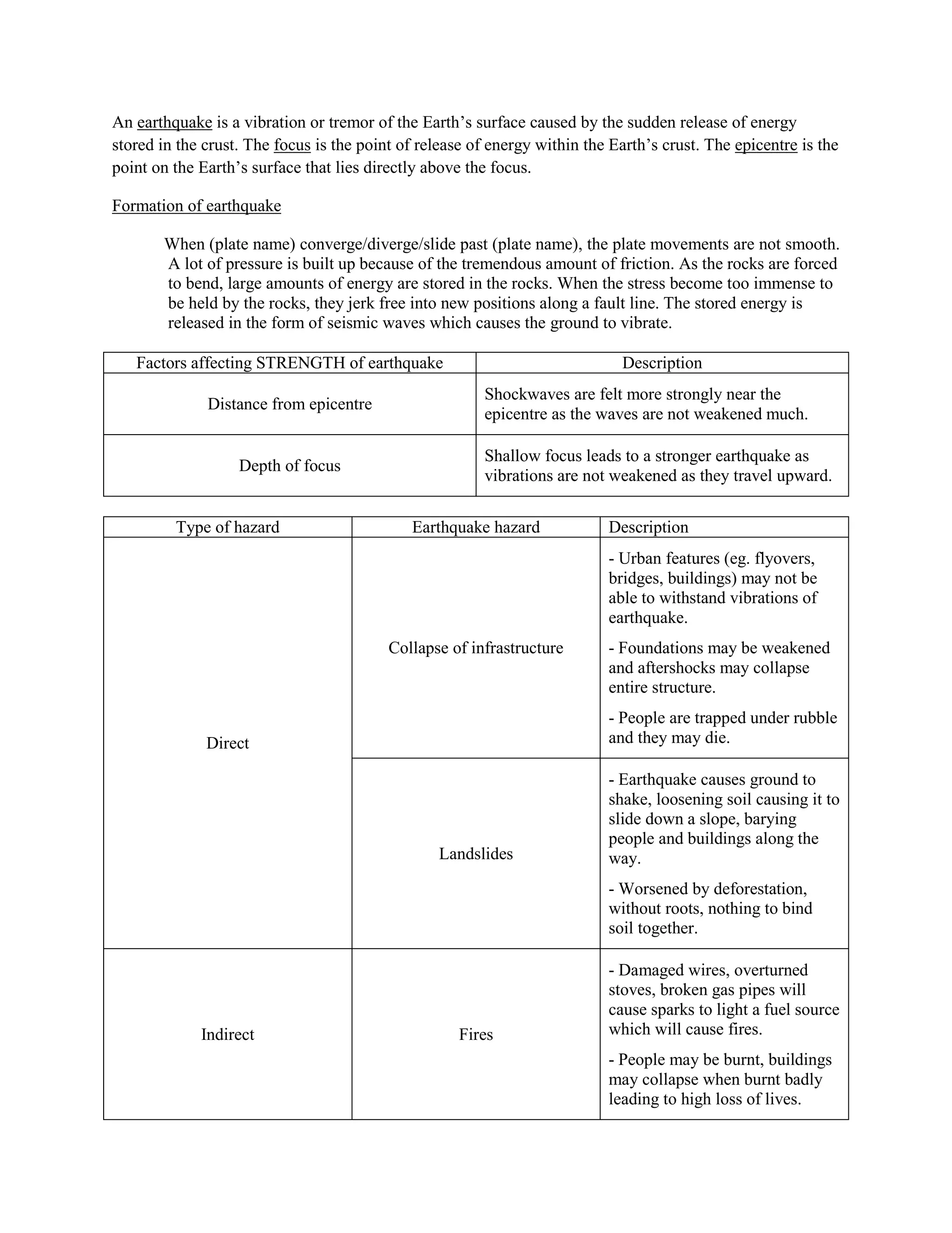 Physical GEOG: Chapter 5 - Earthquakes | PDF | Civil Engineering Industry | Industries