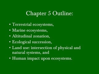 Environmental Geography Chapter 5 Part 1 | PPT