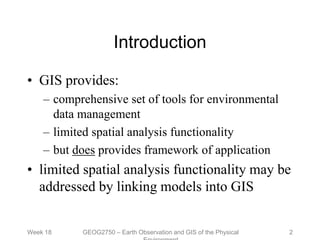 geog2750_15.ppt principles of grid based modelling | PPT