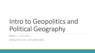 Geog375 pptx | PPT