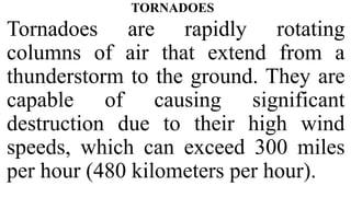 Tropical weather disturbances and hazards | PPTX