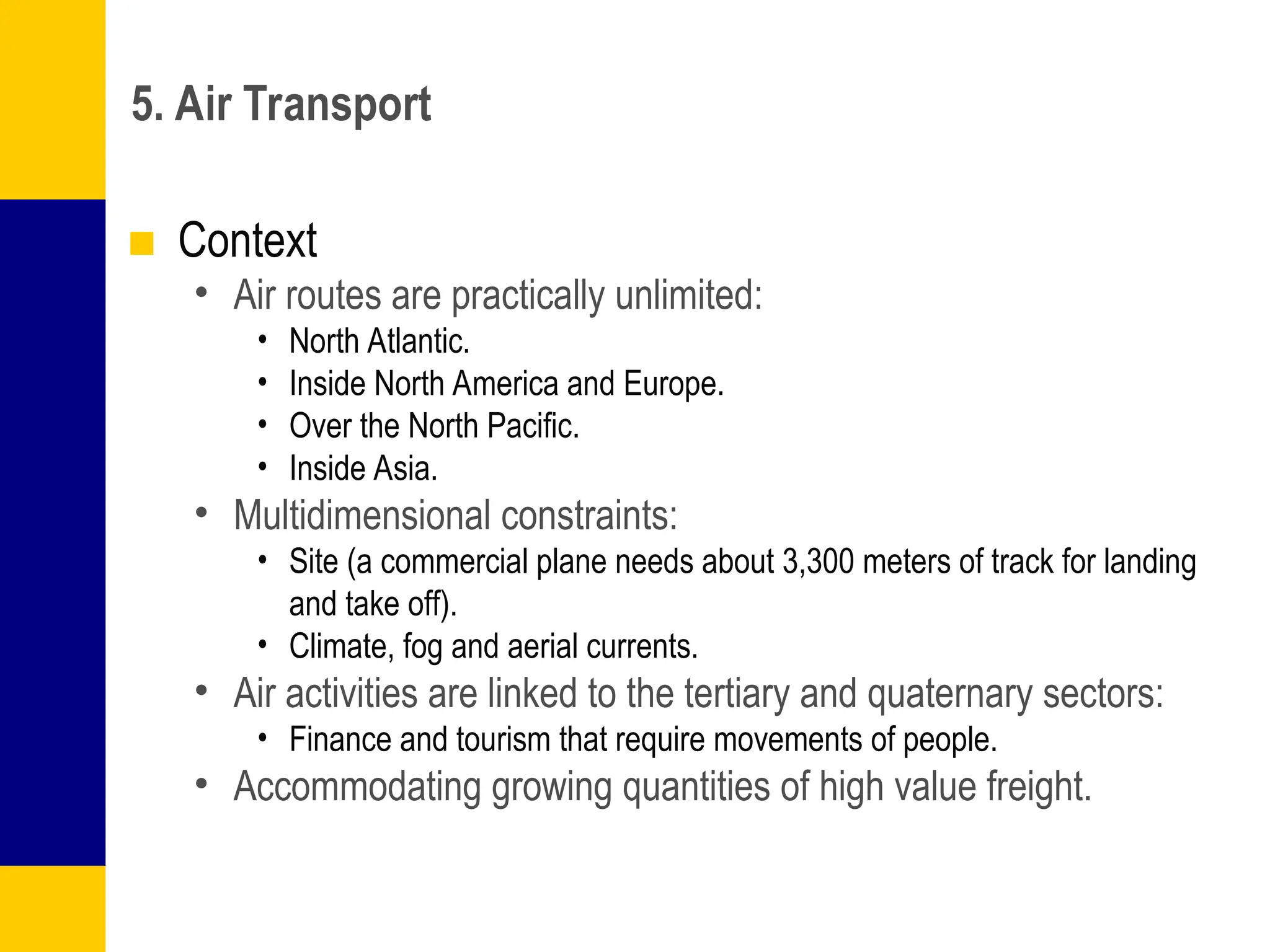 Geog 80 Topic 3 modes of transport ppt download | PPT